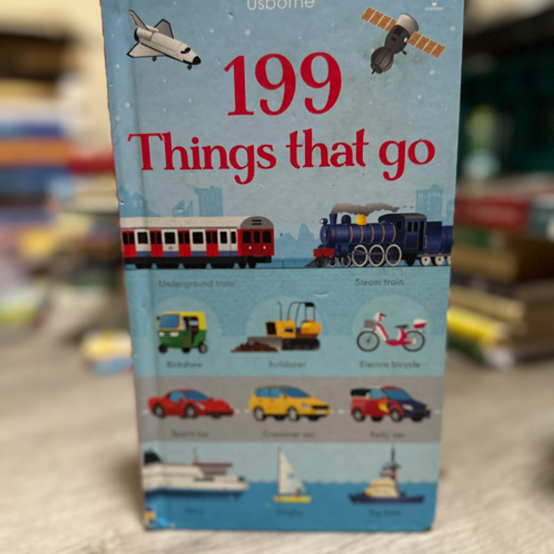 199 Things that go by Usborne , Hardcover | Pangobooks