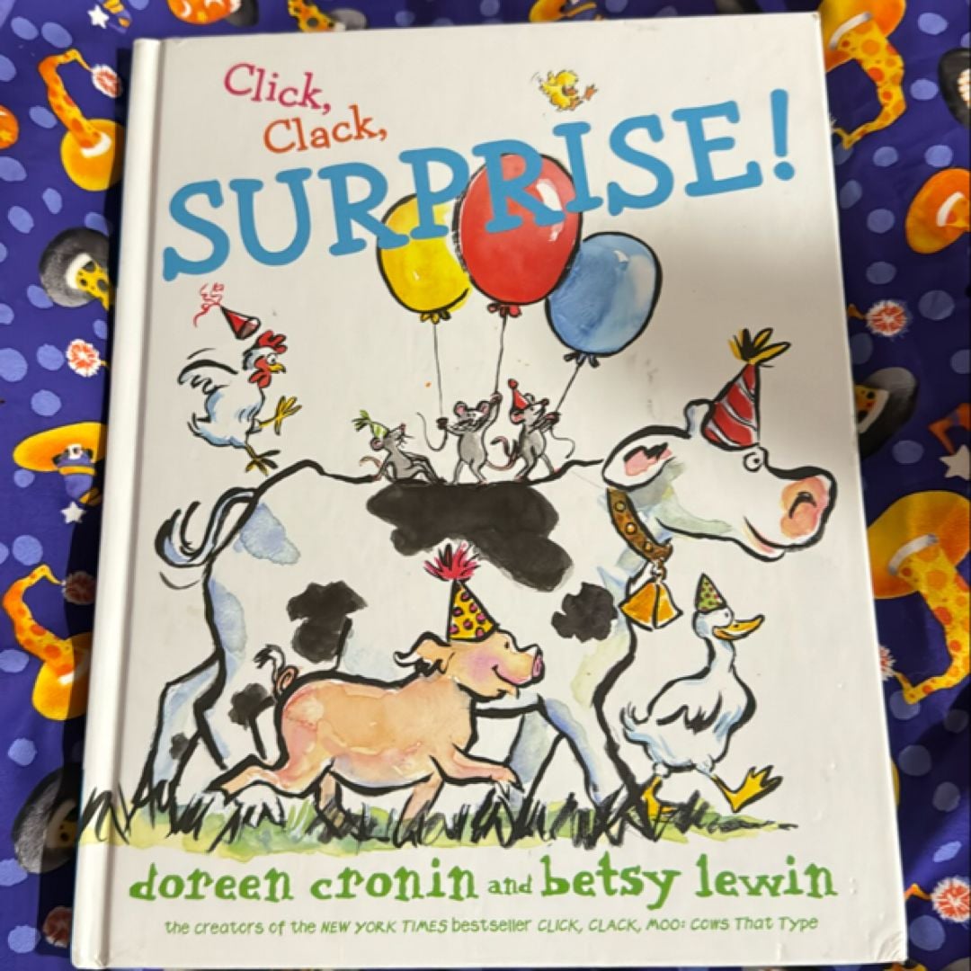 Click,Clack, Surprise by Doreen Cronin, Hardcover | Pangobooks