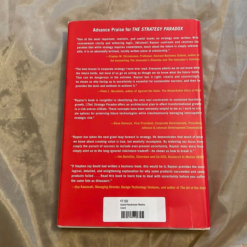 The Strategy Paradox by Michael E. Raynor, Hardcover | Pangobooks