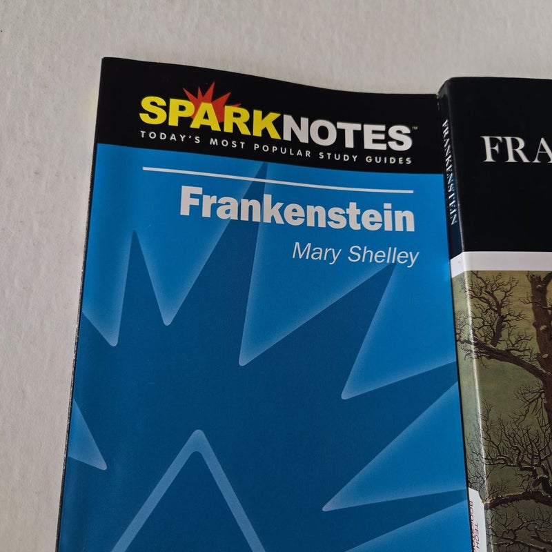 Frankenstein Sparknotes & Case Studies 2 paperbacks by Mary shelley ...