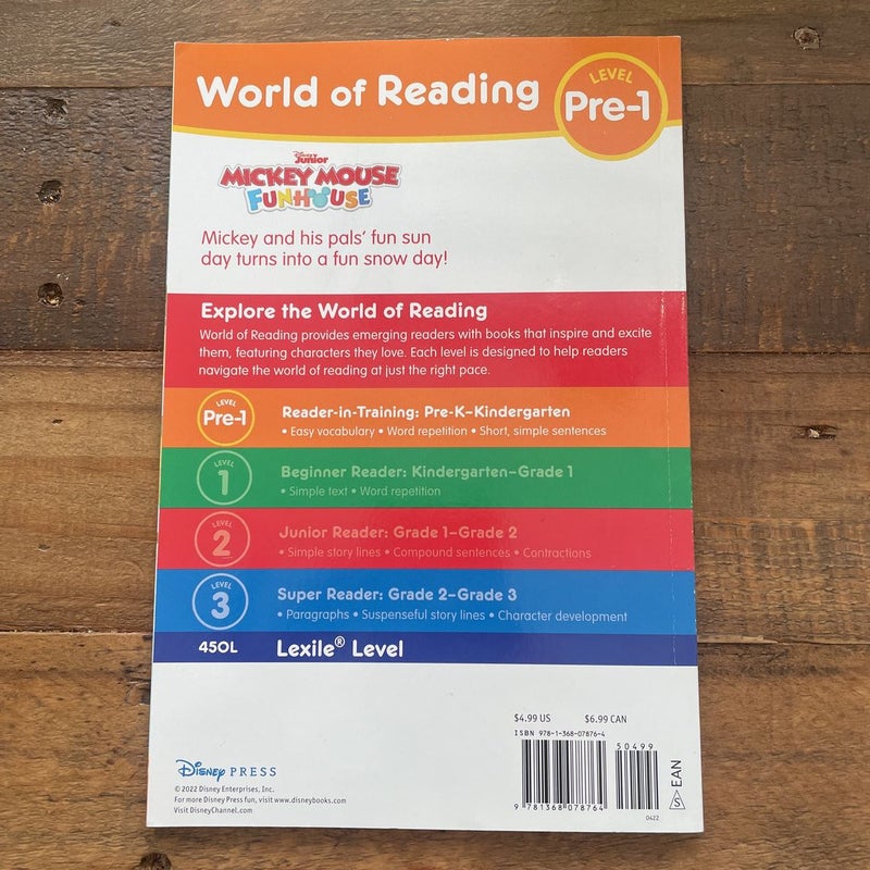 World of Reading: Mickey Mouse Funhouse: the Summer Snow Day by Disney ...