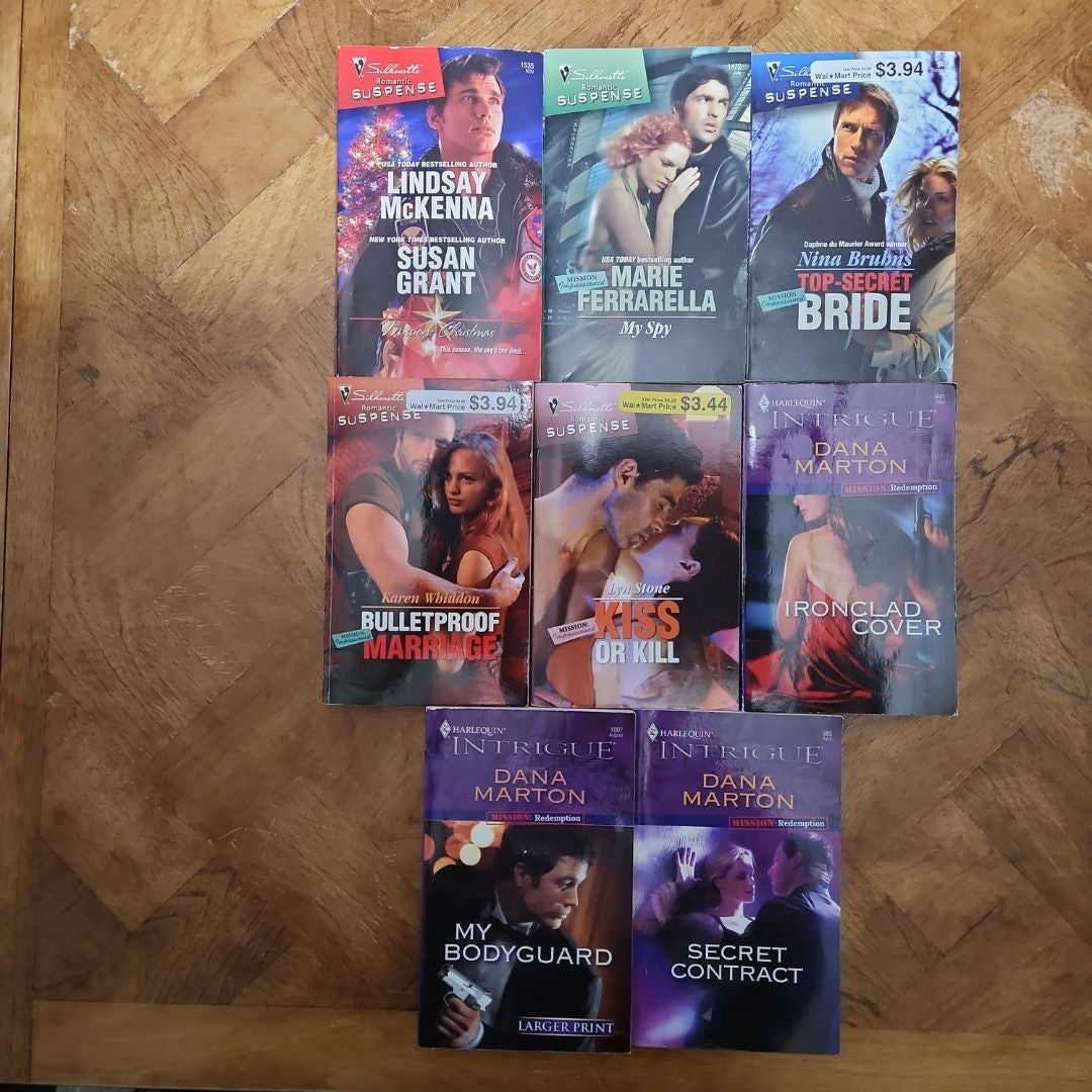 Mission Intrigue book bundle by Susan Grant, Marie Ferrarella, Nina Bruhns, Karen Whiddon, Lyn ...