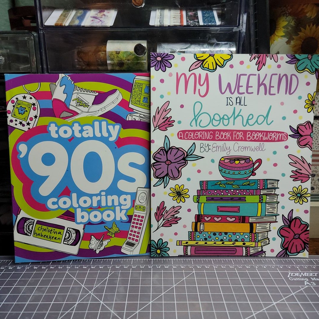 Totally '90s Coloring Book by Christina Haberkern