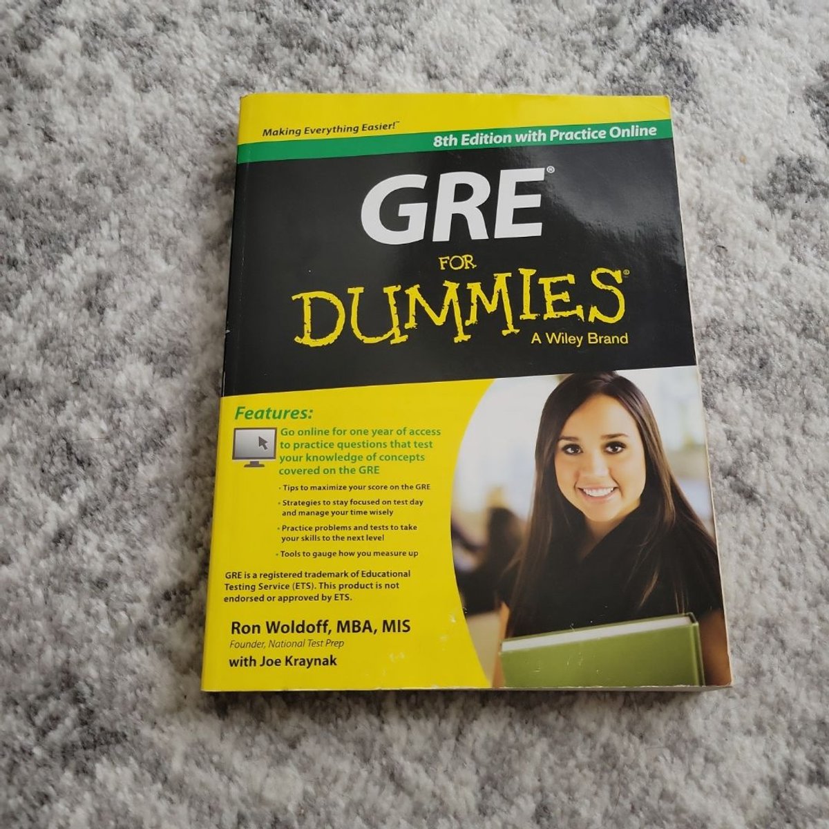 GRE for Dummies by Ron Woldoff, Joseph Kraynak
