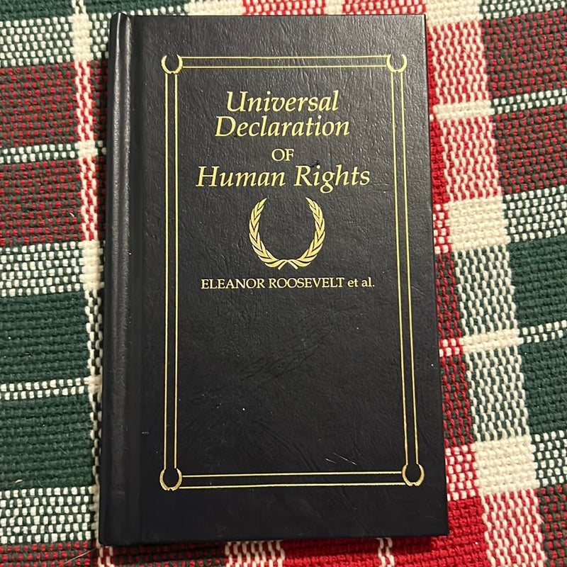 Universal Declaration of Human Rights by Eleanor. Roosevelt, Hardcover ...