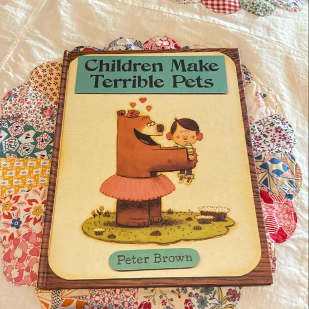 Children Make Terrible Pets by Peter Brown