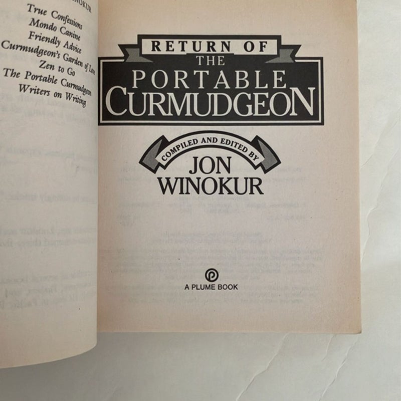 Portable Curmudgeon Bundle Paperback by Jon Winokur, Paperback | Pangobooks