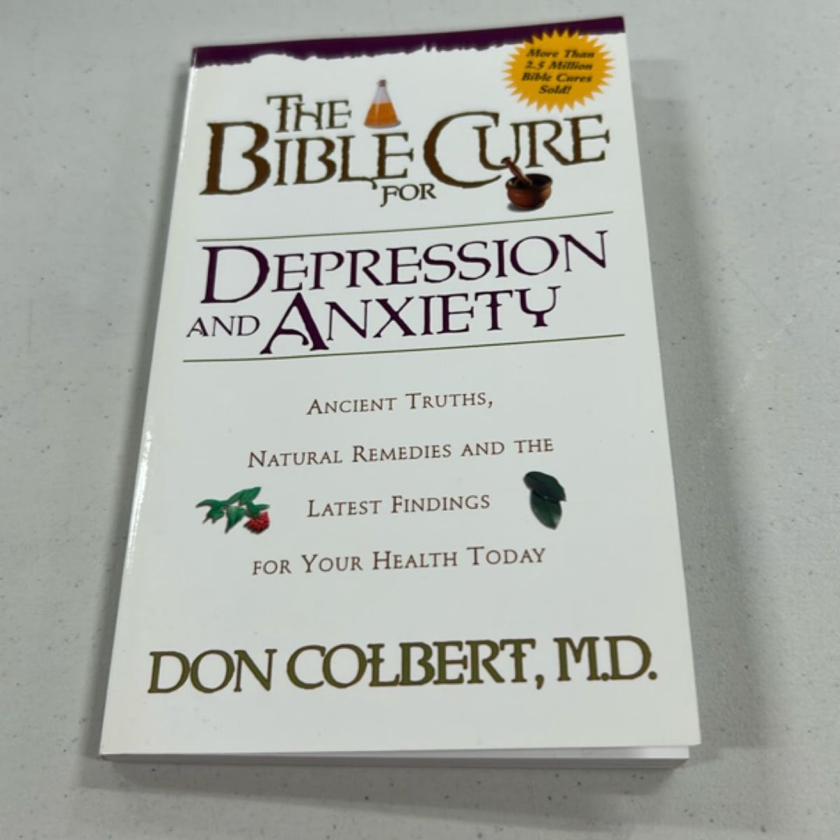 Bible Cure for Depression/Anxiety by Don Colbert