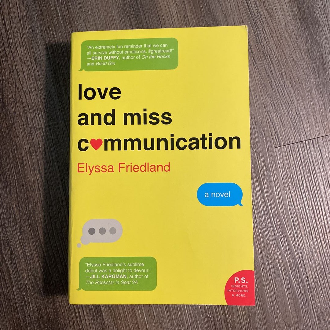 Love and Miss Communication by Elyssa Friedland, Paperback | Pangobooks