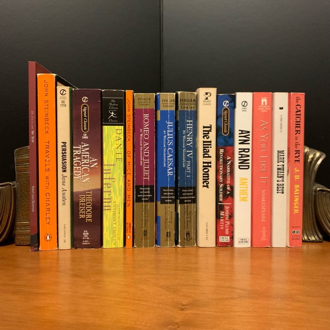 Classics 15 Book Collection: Shakespeare, Dr. Jekyll & Mr. Hyde, Of ...