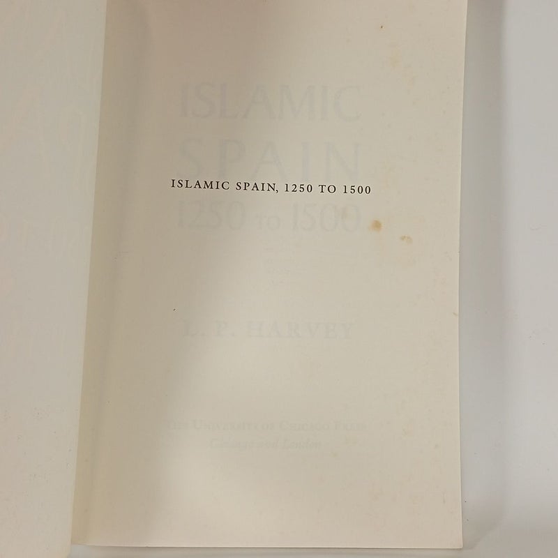 Islamic Spain, 1250 To 1500 (1) by L. P. Harvey, Paperback | Pangobooks