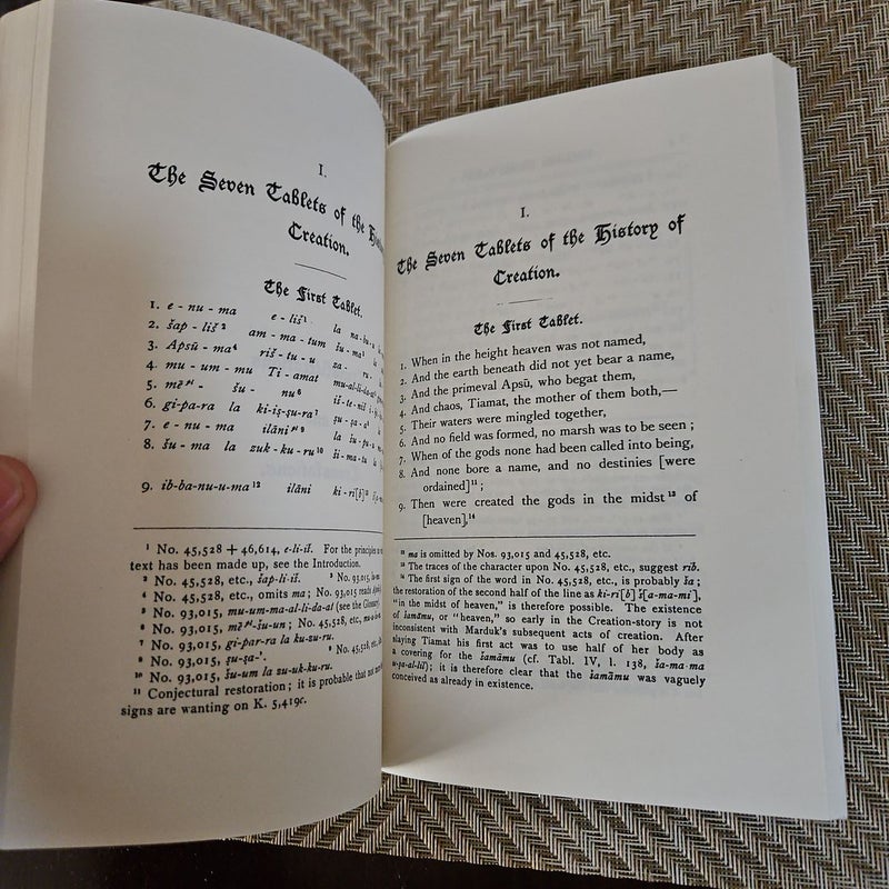 Enuma Elish - the Seven Tablets of Creation by Leonard W. King ...