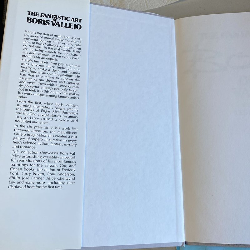 The Fantastic Art of Boris Vallejo by Boris S. Vallejo, Hardcover ...