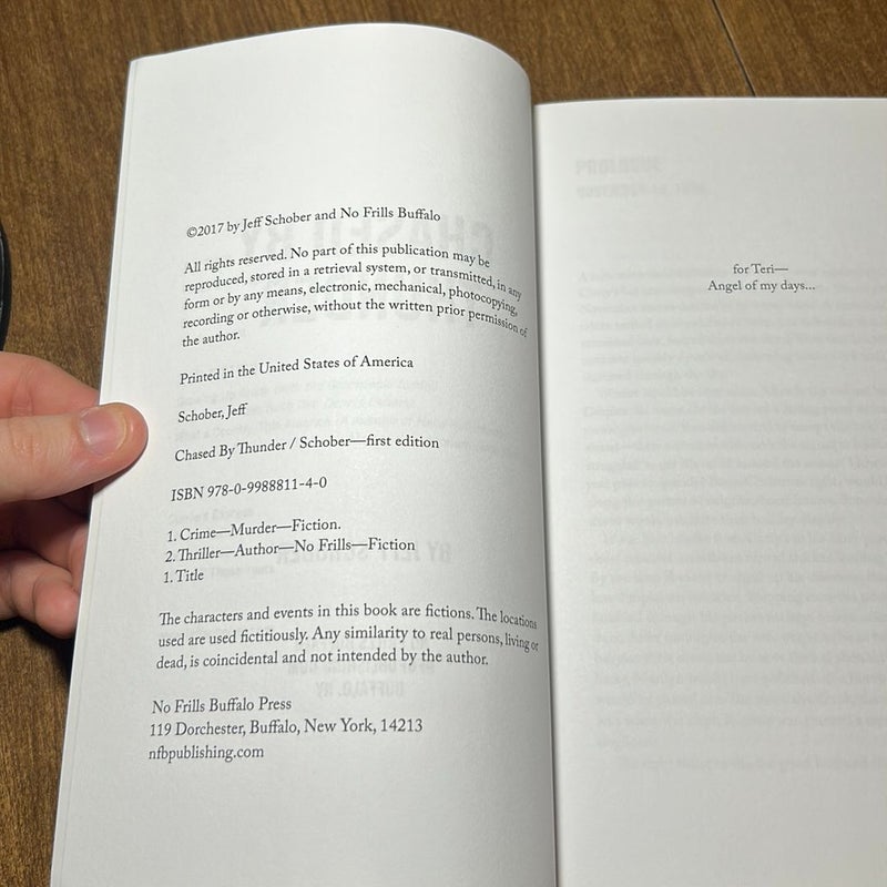 Chased by Thunder by Jeff Schober