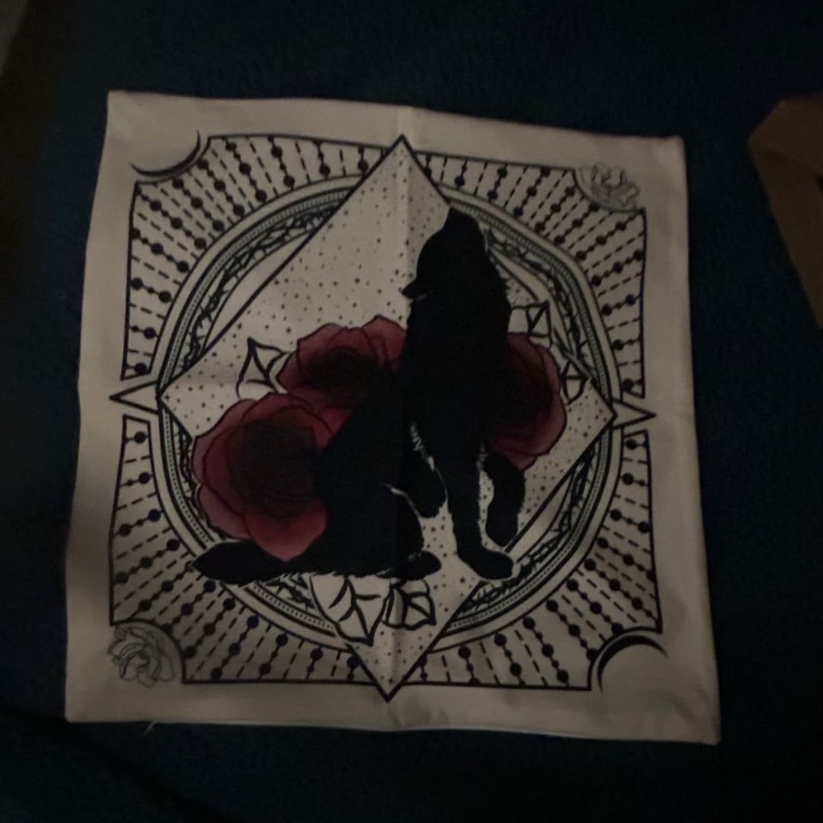 ACOTAR inspired wolf throw pillow cover by Sarah J. Maas, Paperback ...