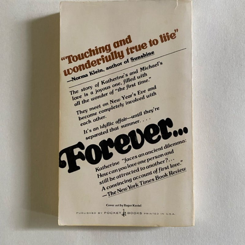 Forever… by Judy Blume, Paperback | Pangobooks