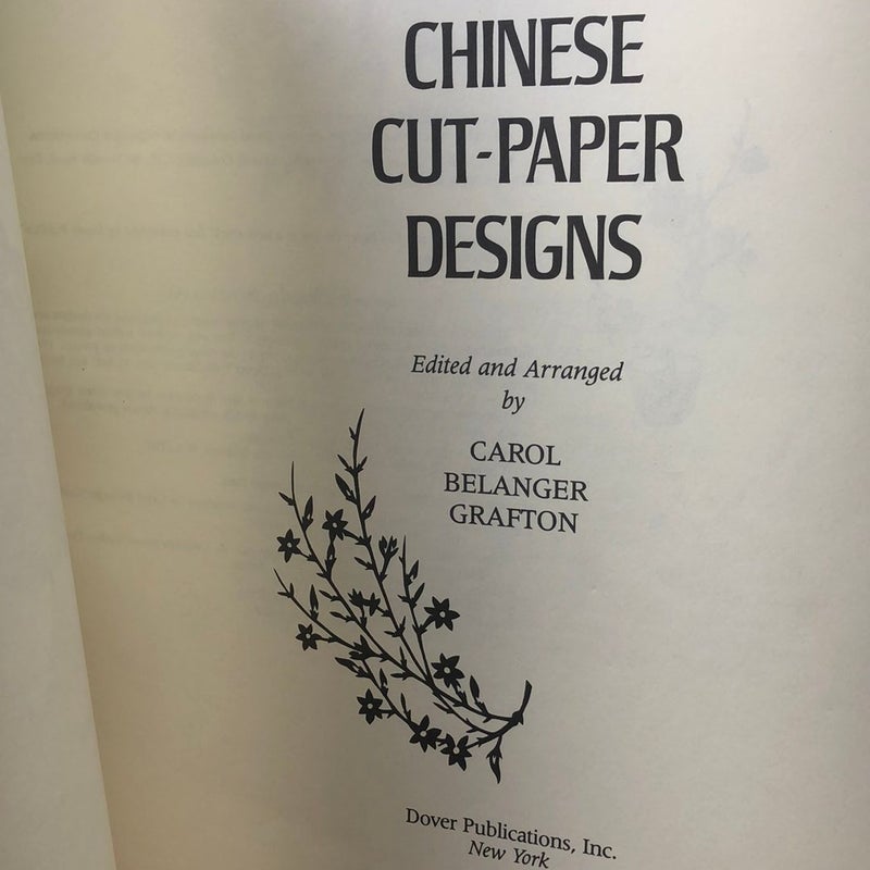 Authentic Chinese Cut-Paper Designs by Carol Belanger Grafton ...