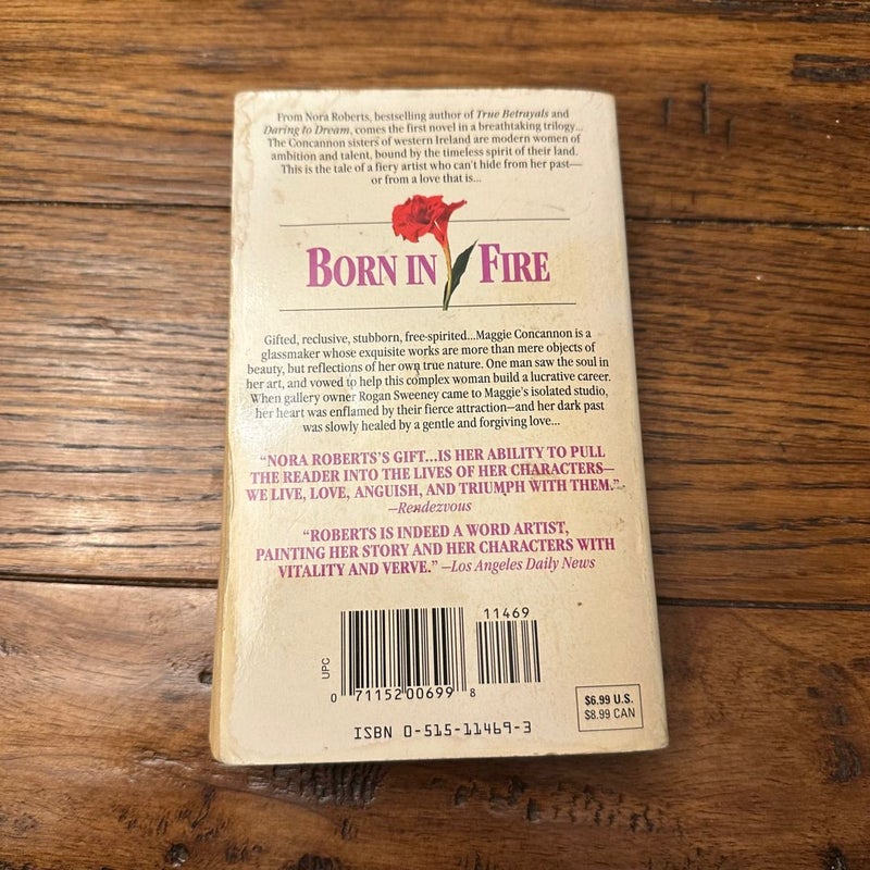 Born in Fire by Nora Roberts, Paperback | Pangobooks
