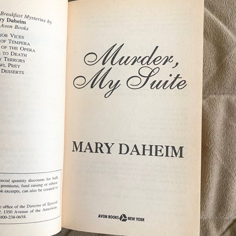 Murder, My Suite by Mary Daheim