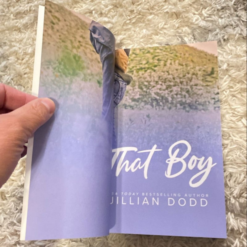 That Boy (Signed) by Jillian Dodd, Paperback | Pangobooks