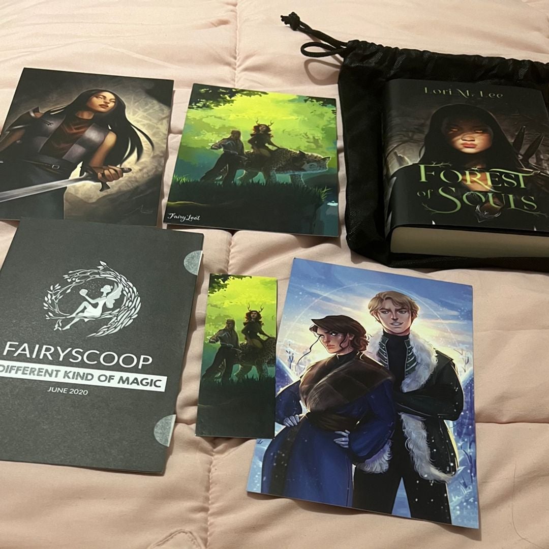 Fairyloot forest of souls sprayed edge a different kind of magic June 2020 by Lori M.Lee ...