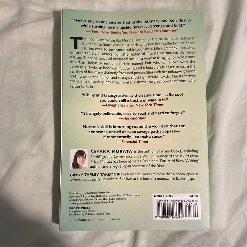 Life Ceremony by Sayaka Murata, Paperback | Pangobooks