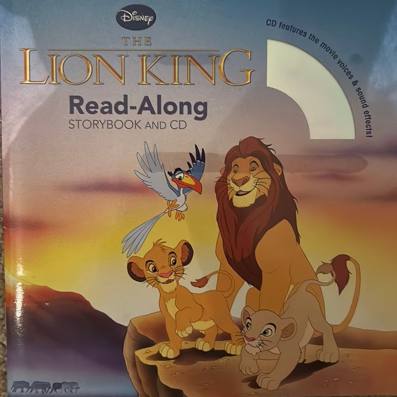 The Lion King Read-Along Storybook and CD by Disney Books