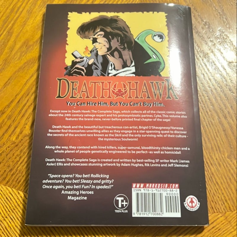 Death Hawk by Mark Ellis, Adam Hughes, Rik Levins