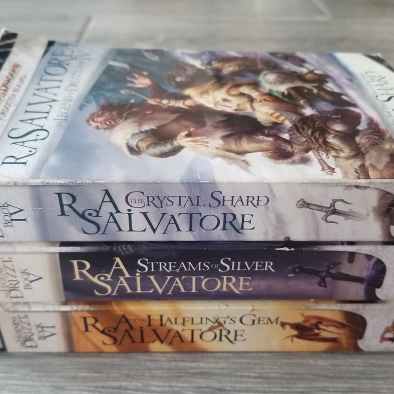 2007 LOT OF 3 D&D FORGOTTEN REALMS THE LEGEND OF DRIZZT R.A. SALVATORE ...
