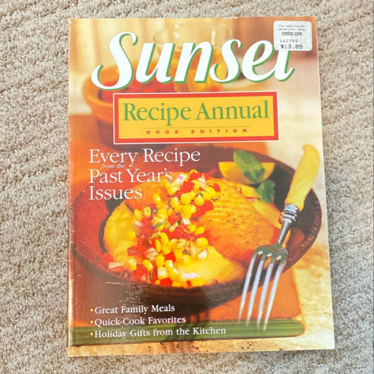 Sunset Recipe Annual 2002 Edition by Sunset Books Staff