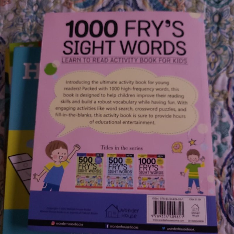 1000 Fry's Sight Words by Wonder House Books