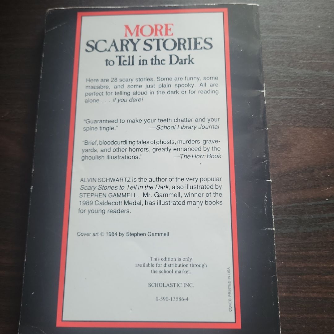More Scary Stories to Tell in the Dark by Alvin Schwartz, Paperback ...