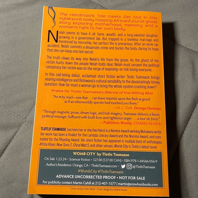 Womb City ARC by Tlotlo Tsamaase, Paperback | Pangobooks