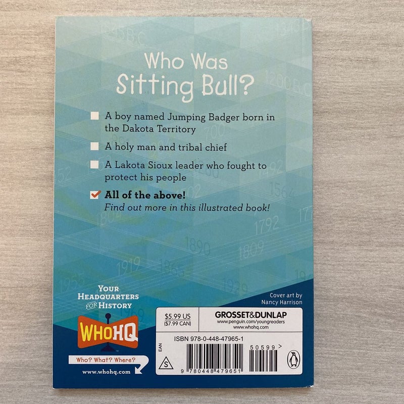 Who Was Sitting Bull? by Stephanie Spinner, Who HQ
