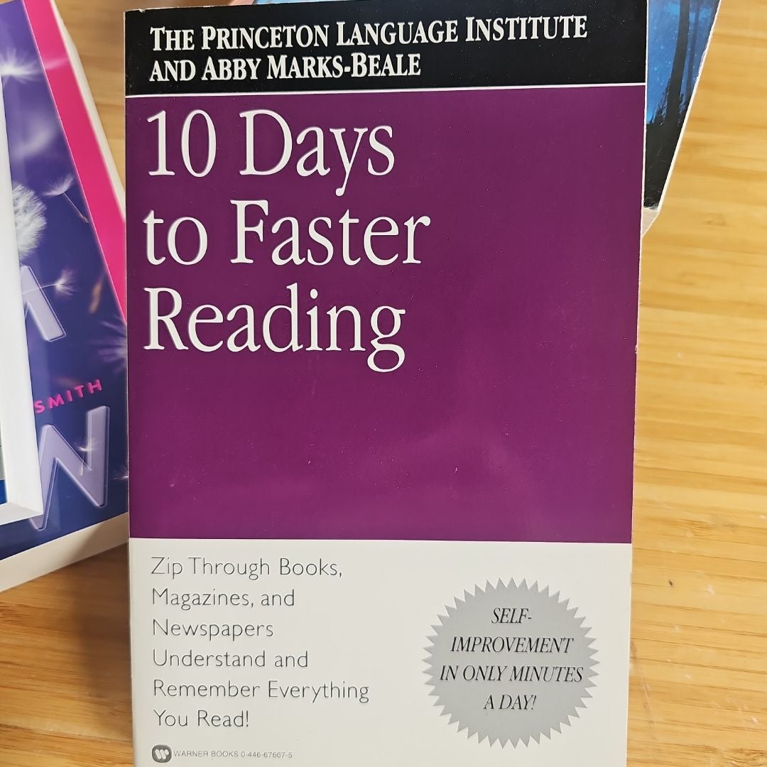 10 Days to Faster Reading by The Princeton Language Institute, Abby ...