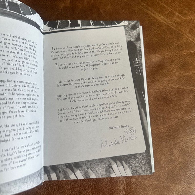 One percent of you lit haven special edition Michelle Gross by Michelle ...