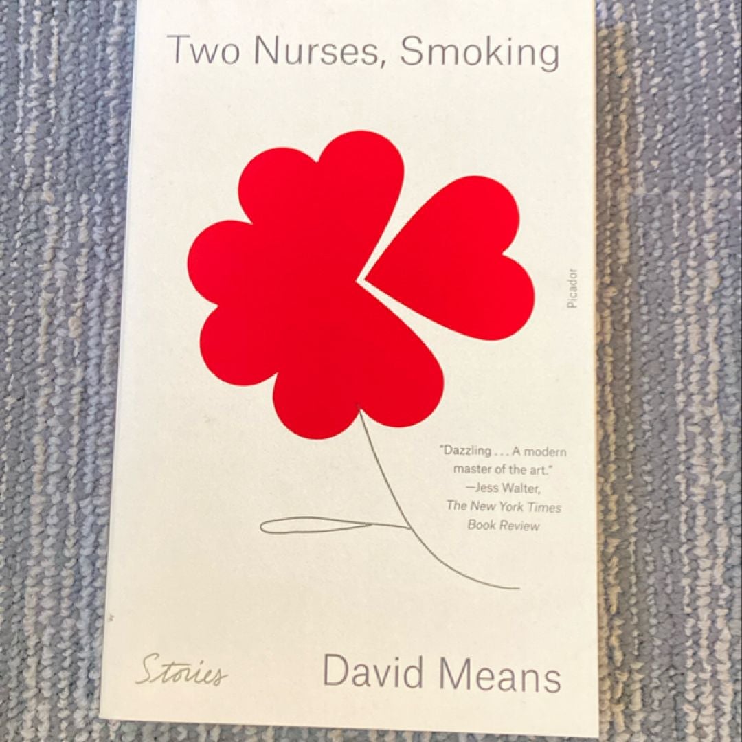 Two Nurses, Smoking by David Means