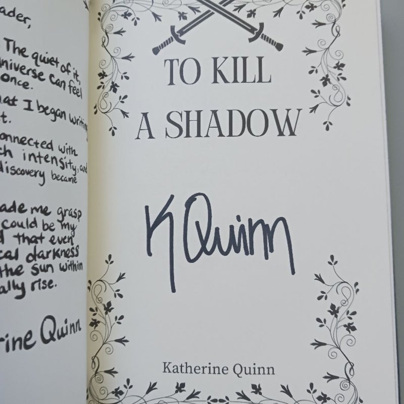 To Kill a Shadow by Katherine Quinn, Hardcover | Pangobooks