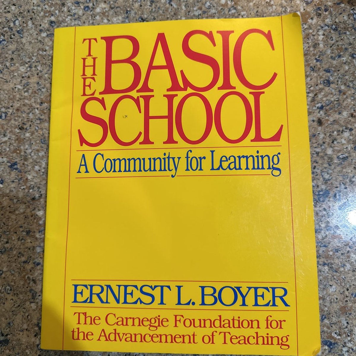 The Basic School by Ernest L. Boyer