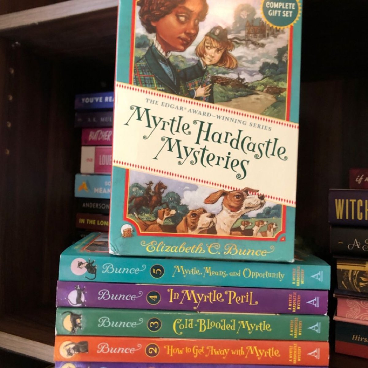 Myrtle Hardcastle Mysteries by Elizabeth C. Bunce