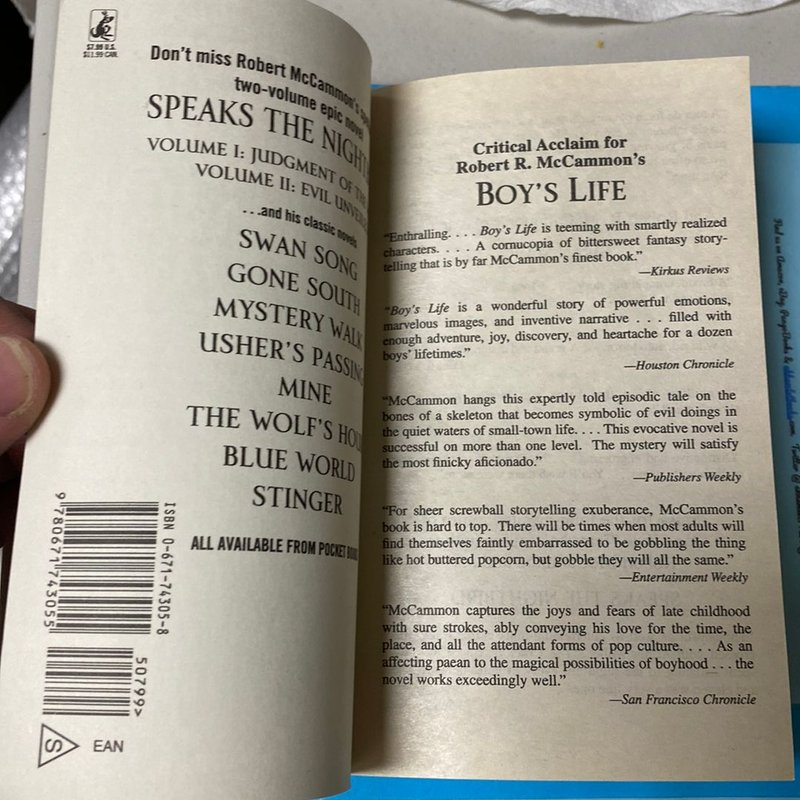 Boy's Life by Robert McCammon, Paperback | Pangobooks