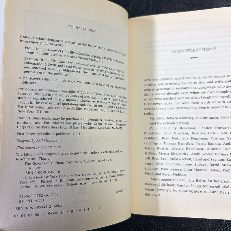 The Golems of Gotham by Thane Rosenbaum, Paperback | Pangobooks