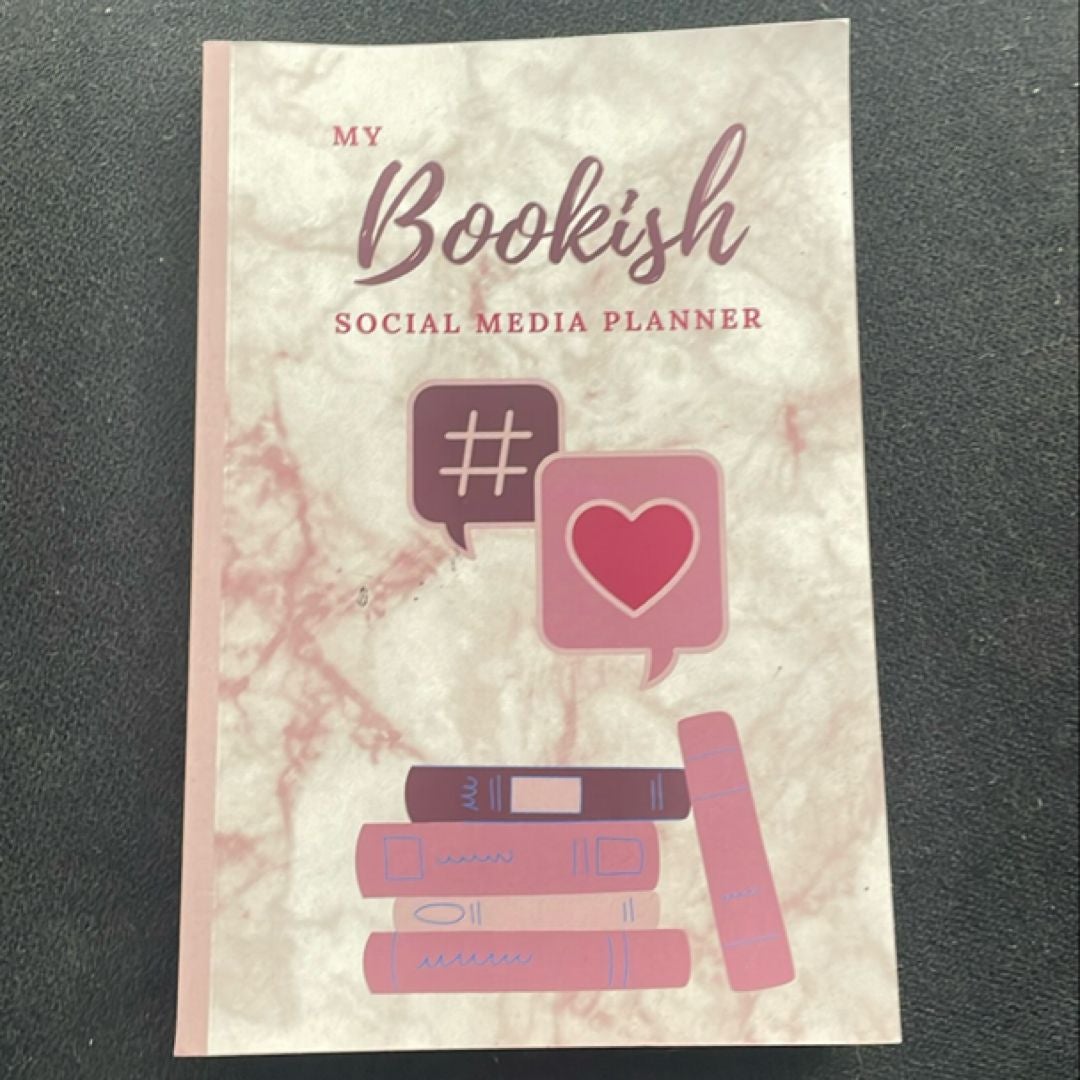 My Bookish Social Media Planner by Ardently BOOKISH, Soweopenonabook ...