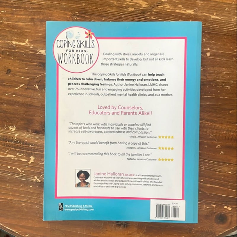 Coping Skills for Kids Workbook by Janine Halloran