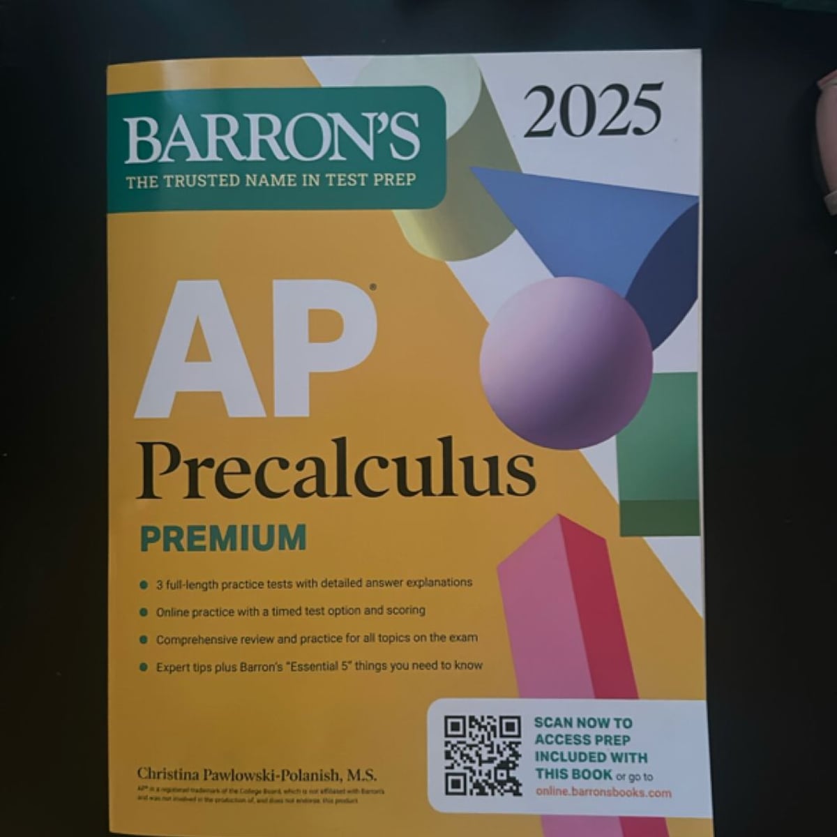 AP Precalculus Premium, 2025: Prep Book with 3 Practice Tests ...