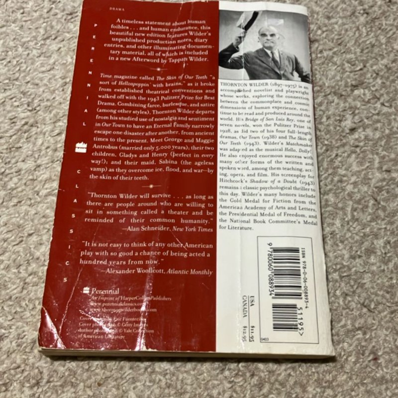 The Skin of Our Teeth by Thornton Wilder