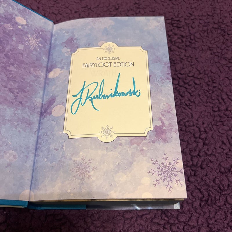 Fairyloot Wrath and Mercy - signed exclusive by Jessica Rubinkowski, Hardcover | Pangobooks