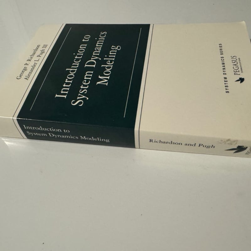 Introduction to System Dynamics Modeling by George P. Richardson ...