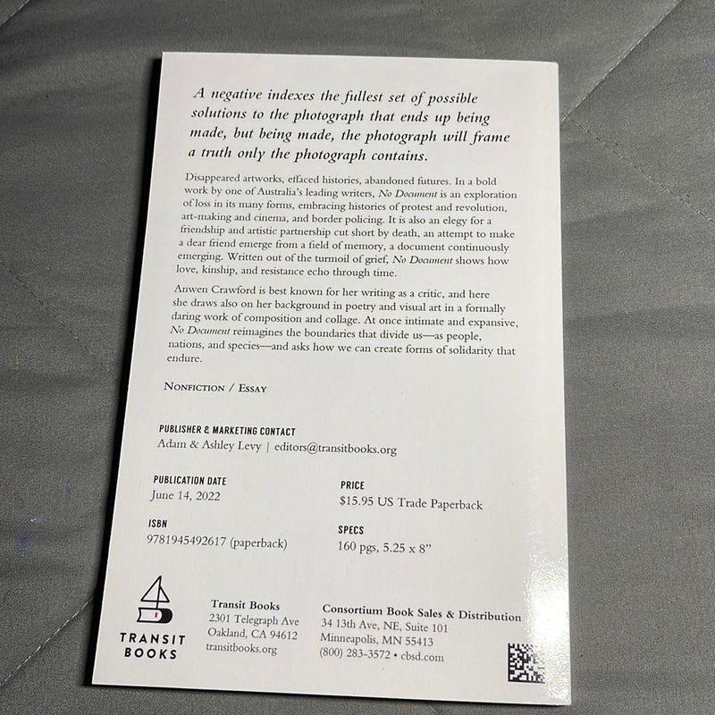 No Document ARC by Anwen Crawford, Paperback | Pangobooks