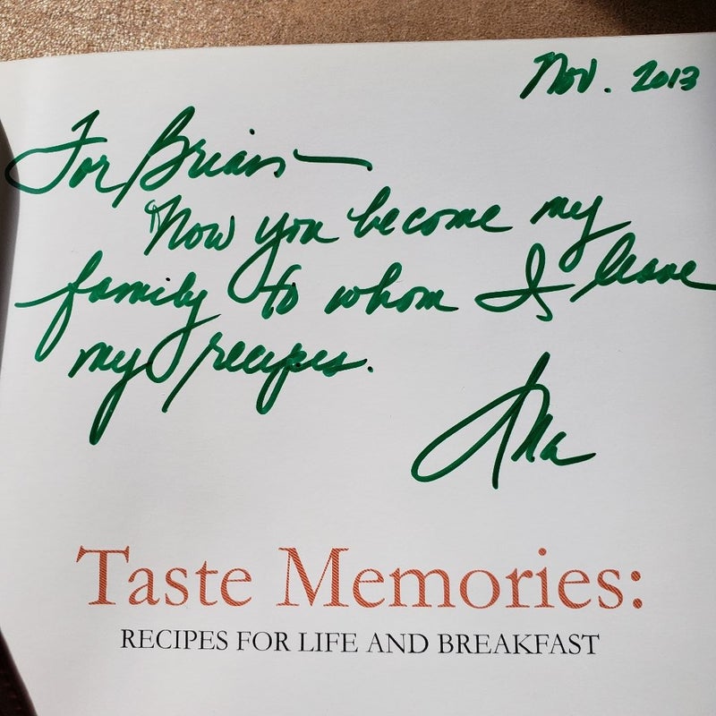 Taste Memories by Ina Pinkney, Hardcover | Pangobooks